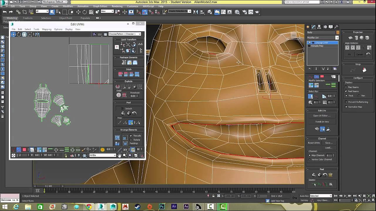 Character UV Mapping - YouTube