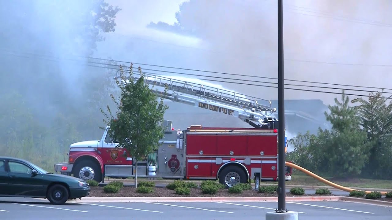 Fire at Red Roof Inn - Morganton, NC - July 28, 2009 - YouTube