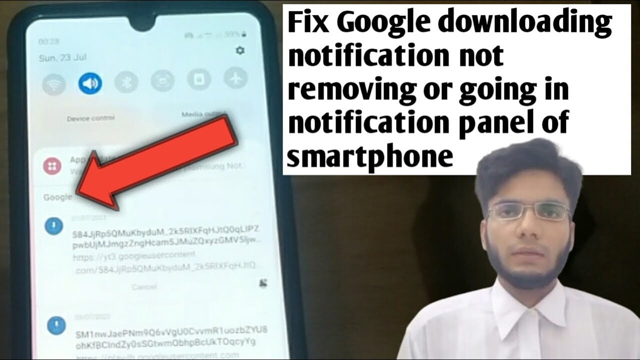 How to fix Google downloading notification not removing or going in ...