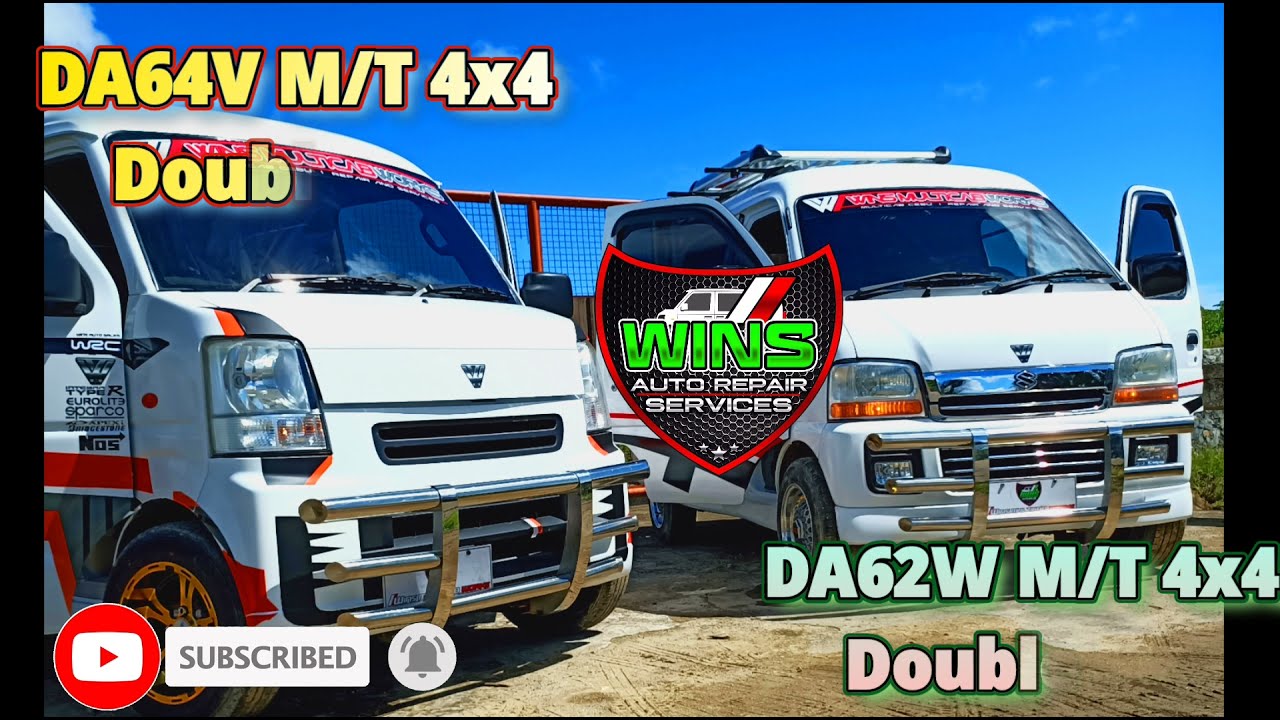 Customized Doublecab MULTICABS (DA64V/DA62W)4X4 M/T - YouTube