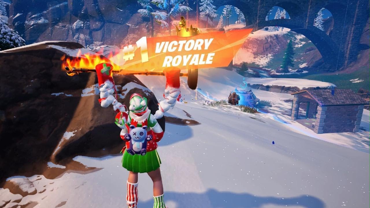 *NEW* HOLIDAY LEELAH SKIN IN FORTNITE PS5 + A VICTORY ROYALE WIN! (SOLO ...