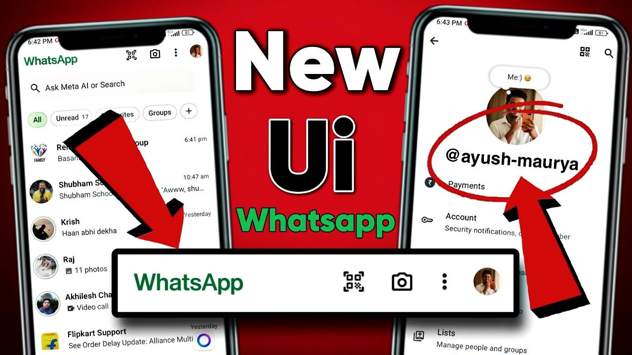 Whatsapp New UI Change Update 🔥 | Whatsapp updates | whatsapp new ...