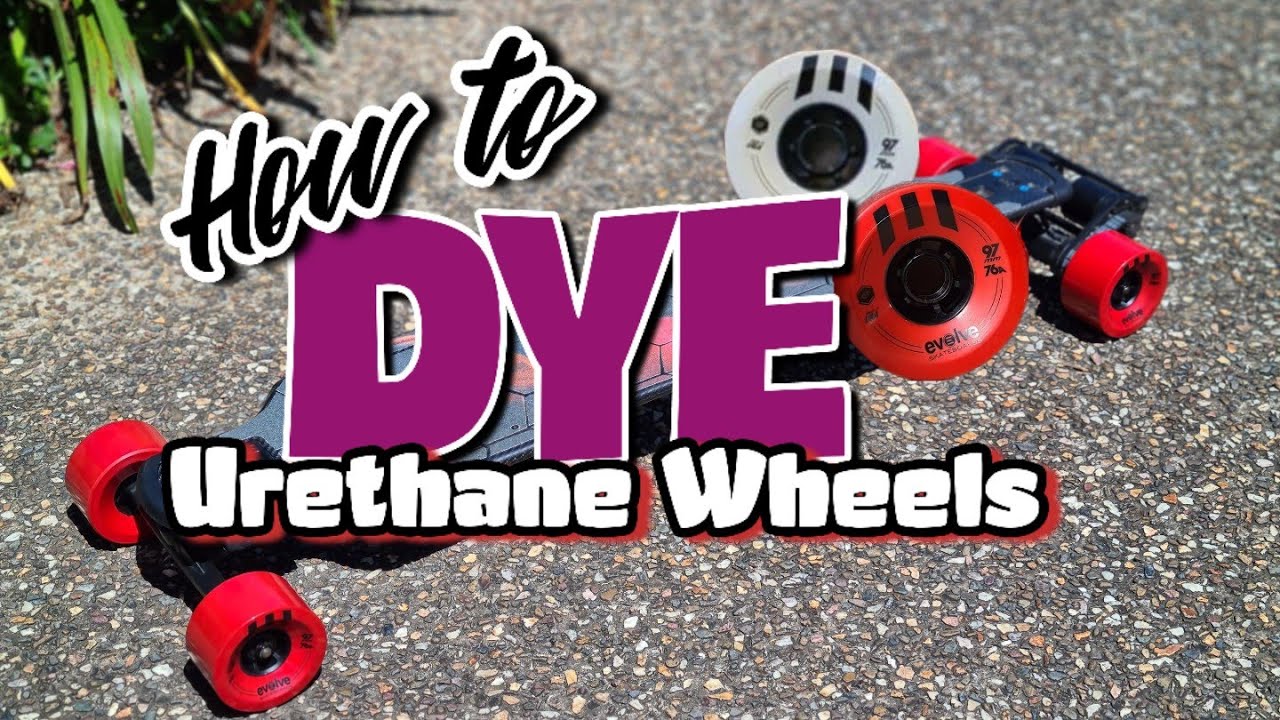How To Dye Urethane Skateboard Wheels - YouTube