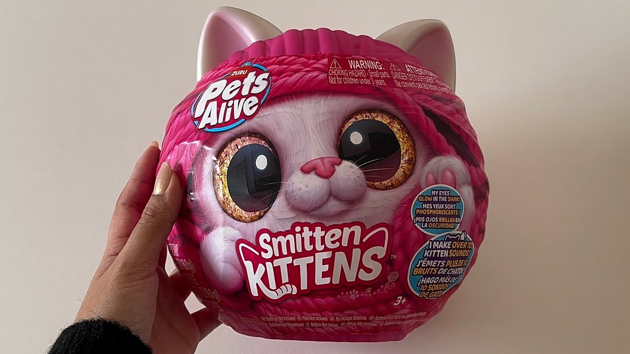 Pets Alive Smitten Kittens Unboxing & Review - YouTube