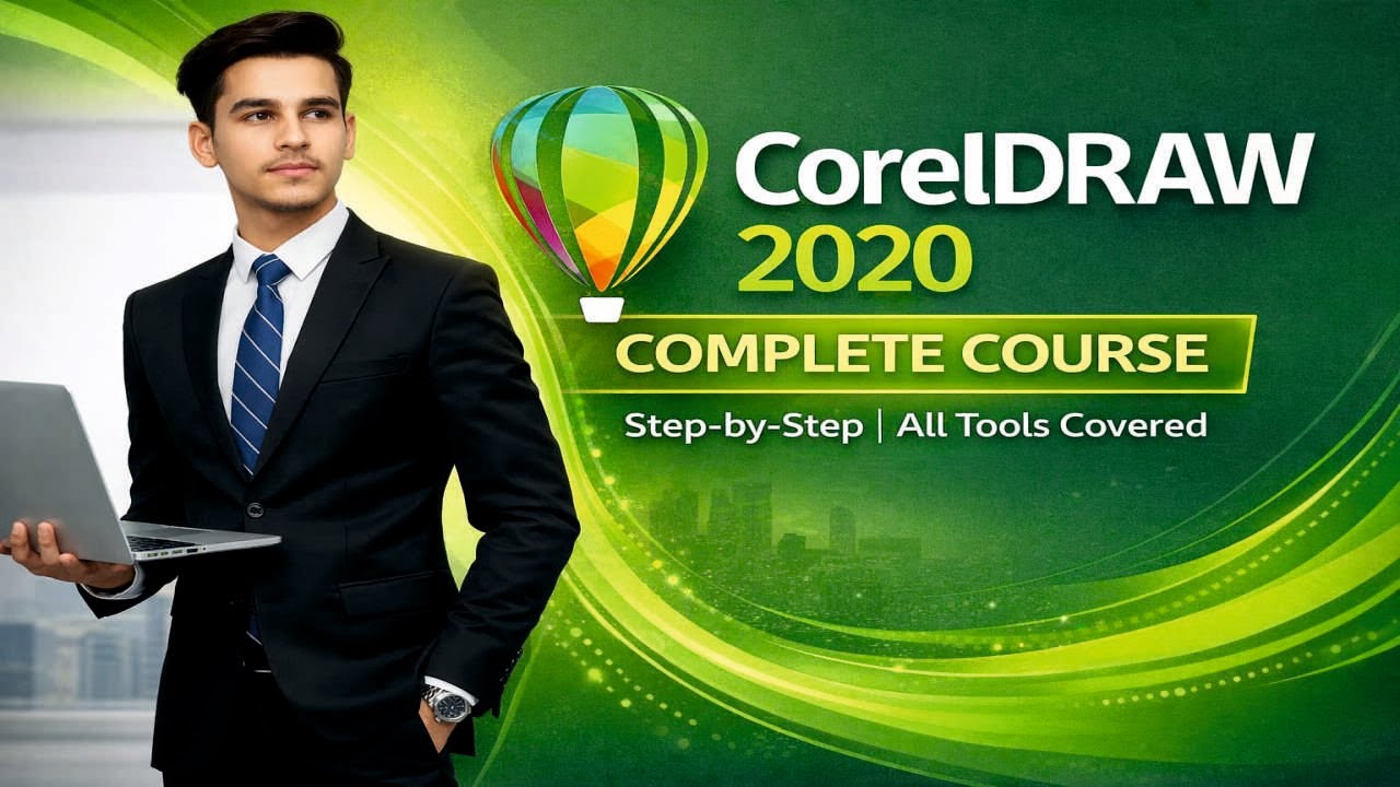 CorelDRAW 2020 Complete Course in Urdu | Graphic Design Full Tutorial ...