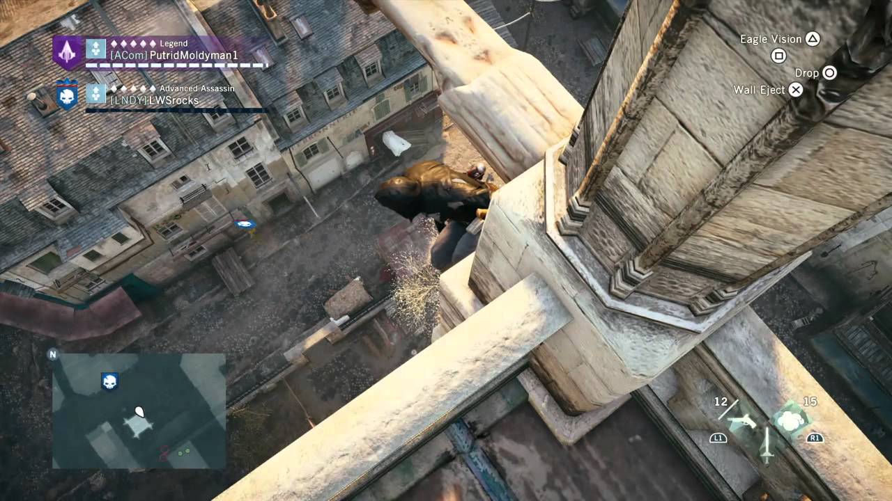 Assassin's Creed Unity: Great Ledge Grab - YouTube
