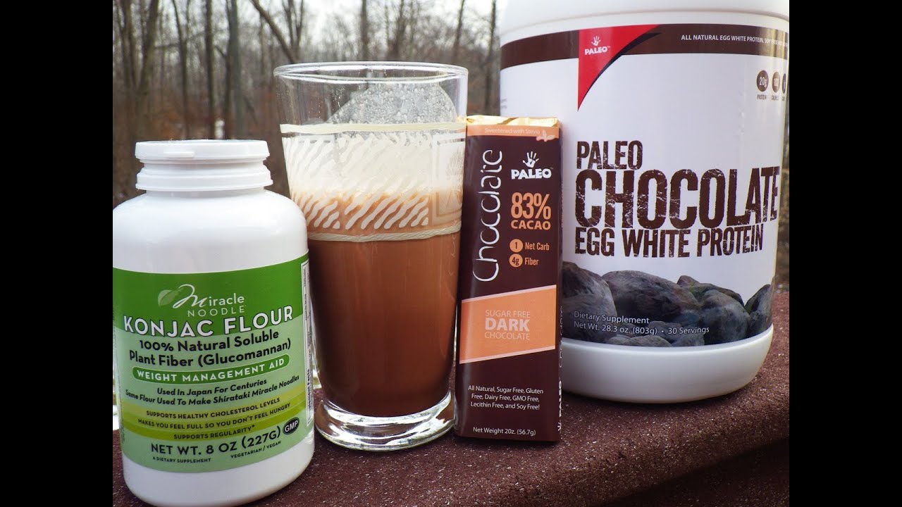 Double Chocolate Paleo Protein Shake - YouTube