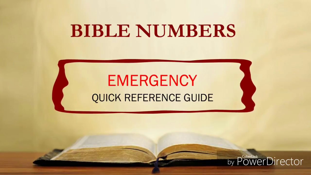 Bible Numbers - Quick Reference Guide - YouTube