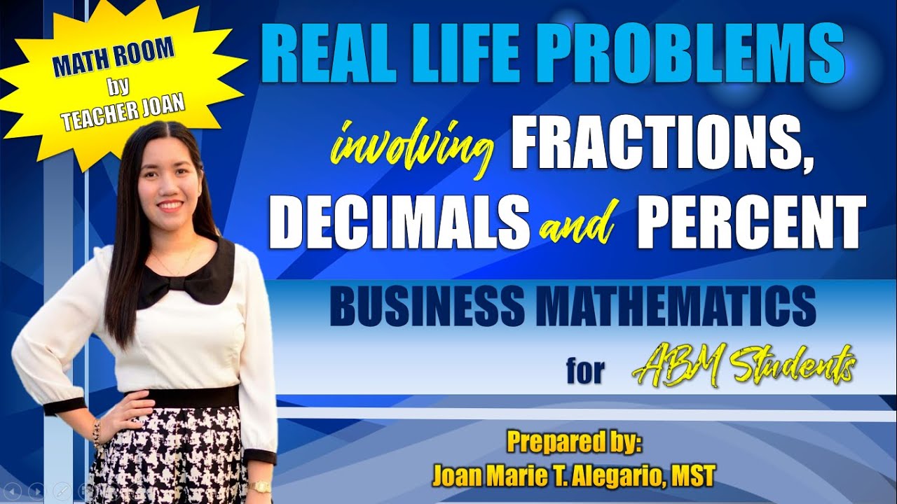 Real Life Problems Involving Fraction Decimal And Percent Business real-life-problems-involving-fraction-decimal-and-percent-business