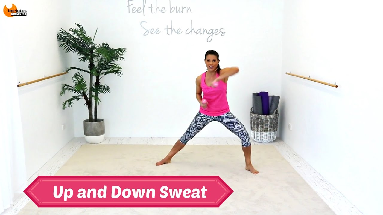 25 min Total Body Cardio Sculpt Workout INTENSE - Up and Down Sweat ...