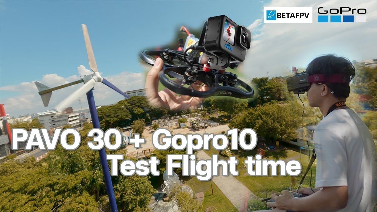 PAVO 30 Gopro10 Test Flight time - YouTube