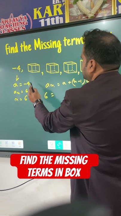 Find the missing terms in box. - YouTube