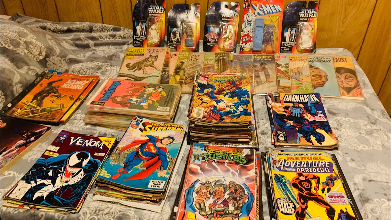 “Sorting Through A Pretty Cool Comic Book Collection” - YouTube