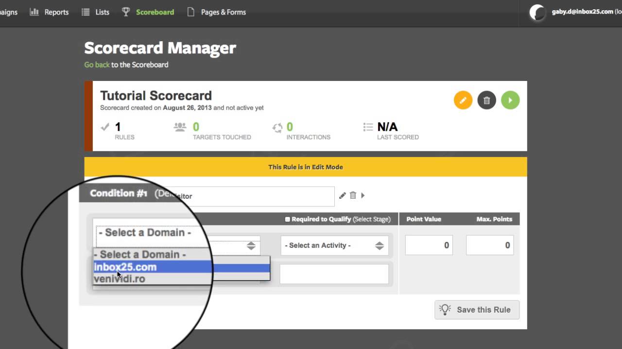 Scoreboard (Lead Scoring) to align Sales and Marketing - YouTube