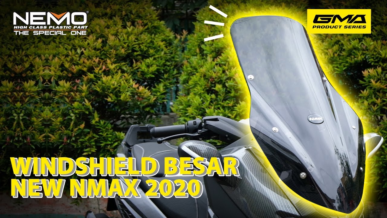 BIKIN MOTOR TAMBAH KEREN PAKAI WINDSHIELD BESAR NEW NMAX - YouTube