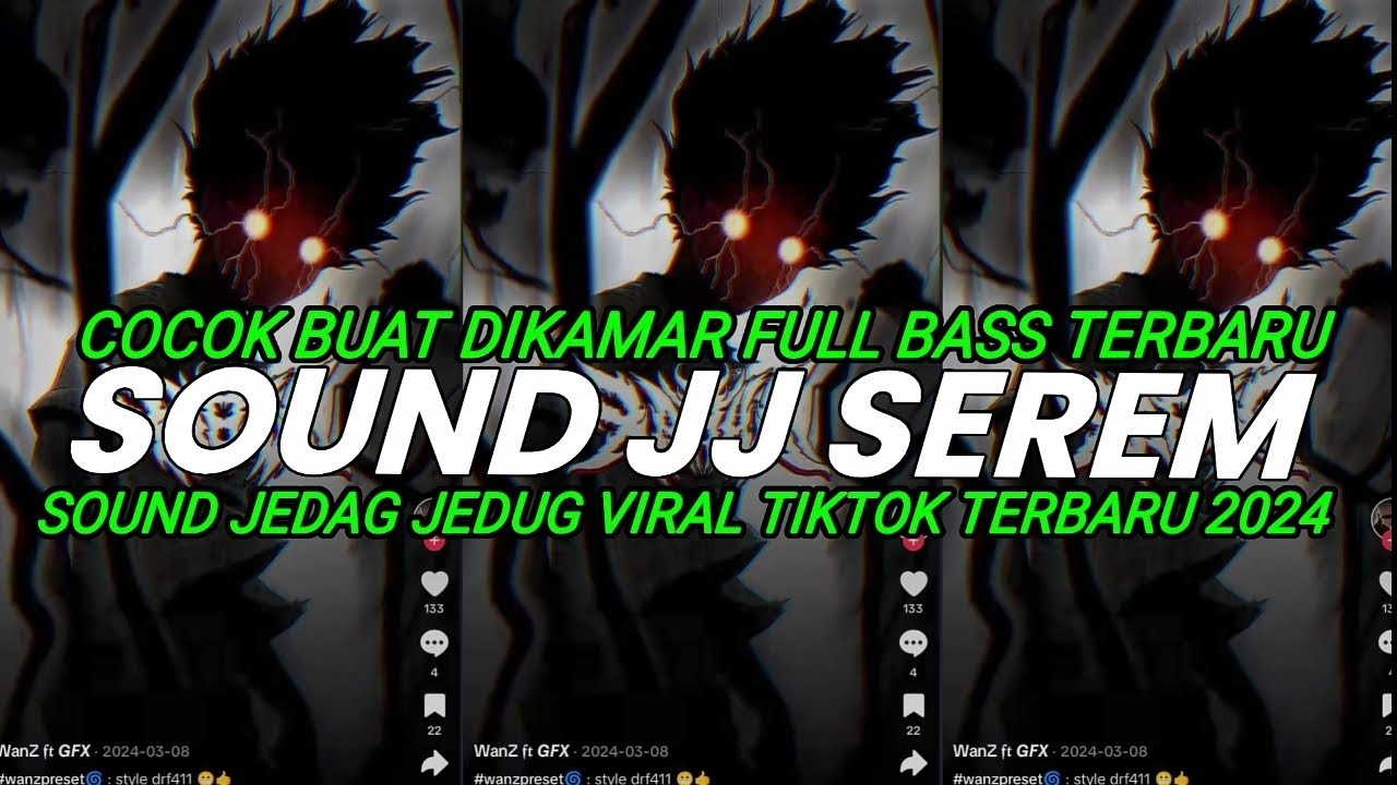 DJ SOUND JJ SEREM V8 FULL BASS KANE SPEED UP X REVERB SOUND JEDAG JEDUG VIRAL TIKTOK TERBARU ...