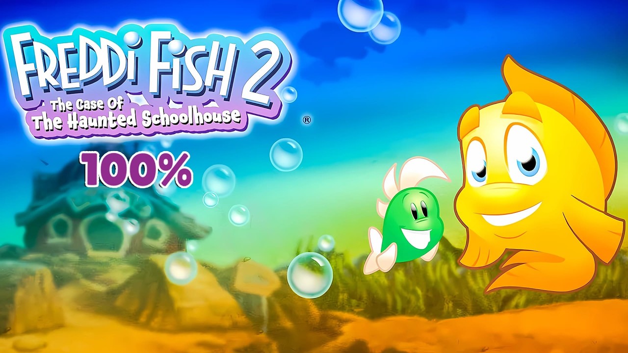 FREDDI FISH 2: THE CASE OF THE HAUNTED SCHOOLHOUSE - 100% Walkthrough ...