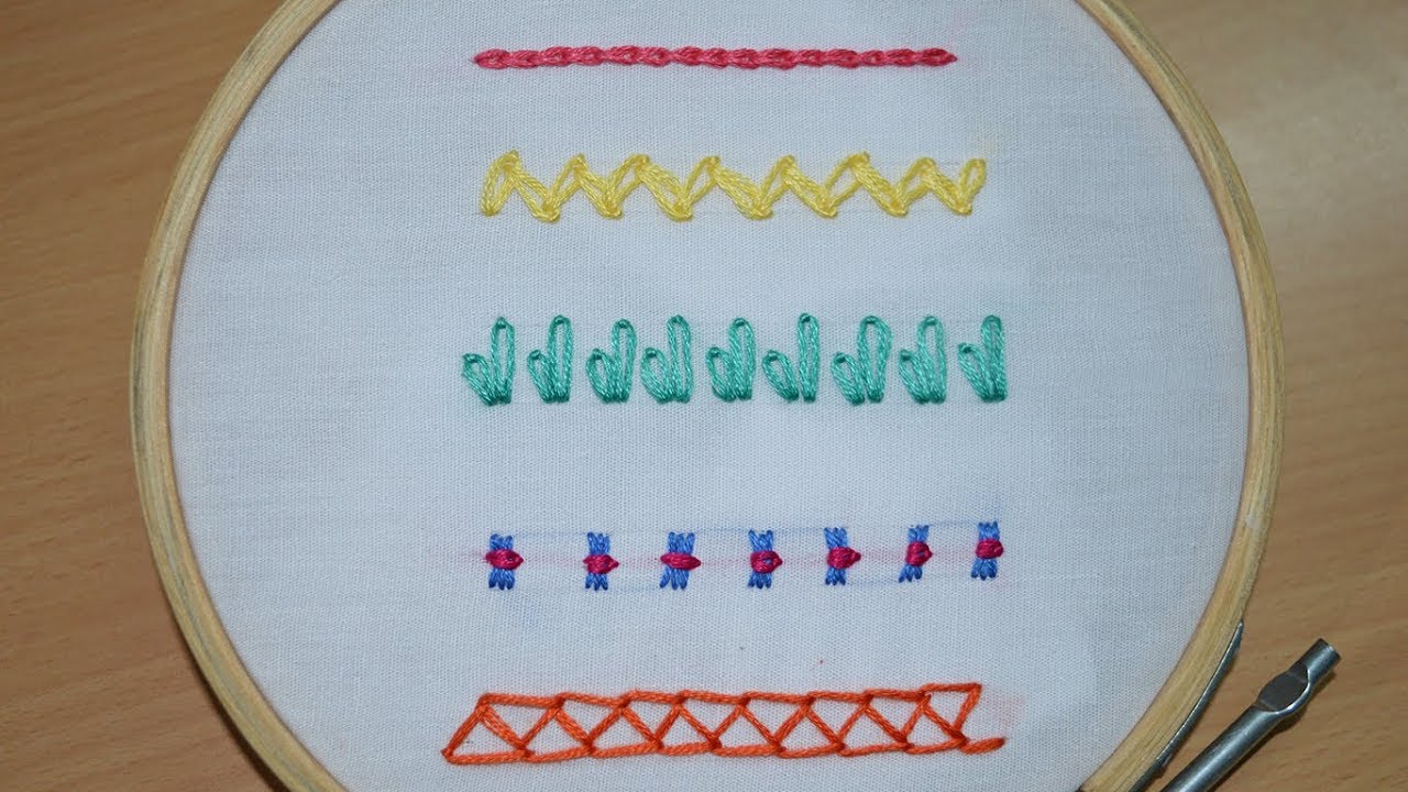 Top 5 Chain Stitch Variation Tutorials - YouTube