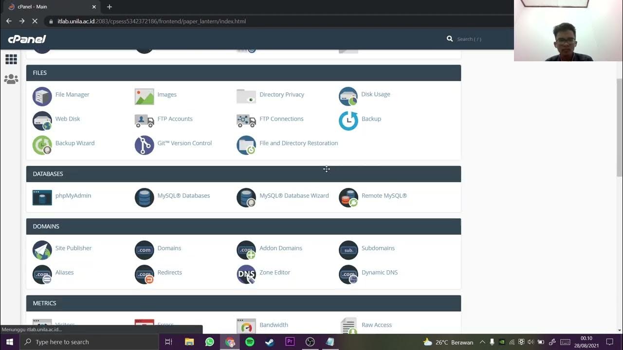 Review System Cpanel dan Create Database MySQL - IoT - YouTube
