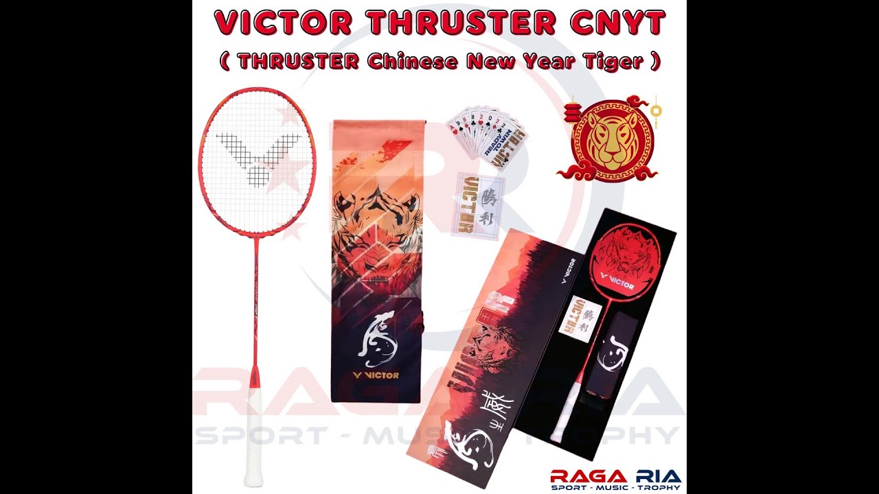 VICTOR THRUSTER CNYT (Chinese New Year Tiger) Raket Special Edition ...