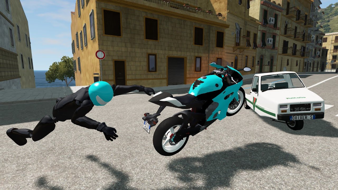 BeamNG Drive Crashes Motorcycle Accidents | Car Crash Compilation 2021 ...