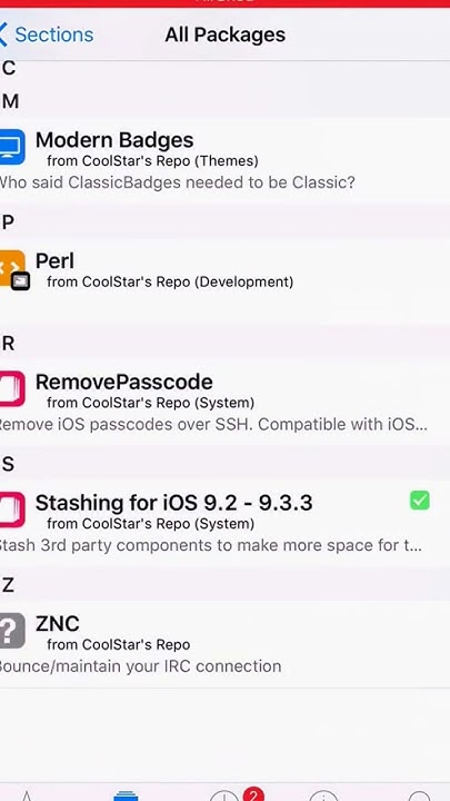 Cydia not installing tweaks fix failed in buffer_write(fd) (8 ret=-1) jailbreak iOS 9.3.3 ...