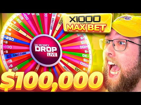 THE $100,000 MONEY DROP ROUND! (MAX BETS)