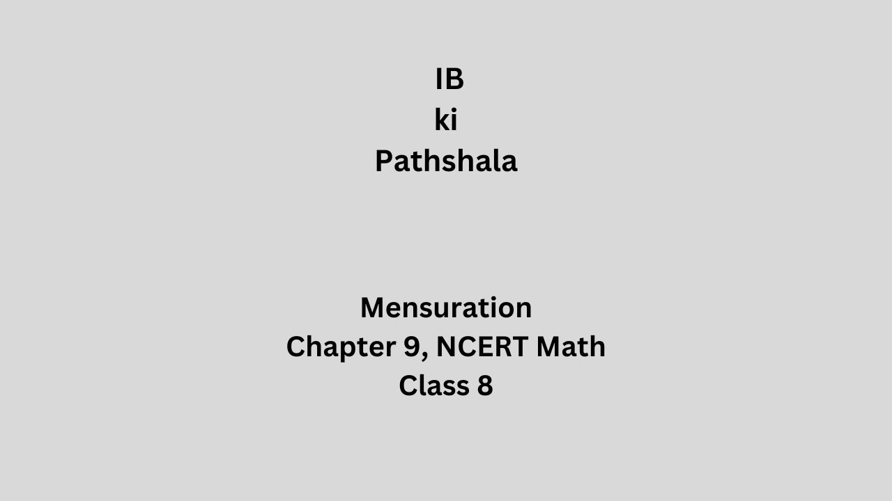 Volume of Cube, Cuboid and Cylinder Chapter 9 NCERT Math class 8 (chapter 11 in old book) # ...