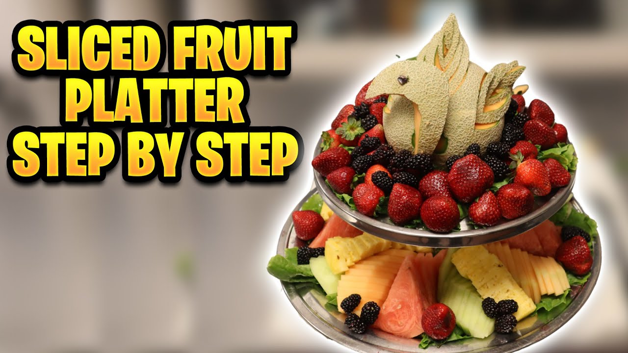 Sliced Fruit Platter Step By Step - YouTube