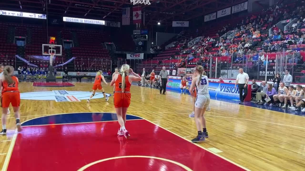 Video: Union Springs’ Kailey Kalet dishes to Jennifer Daum for the ...