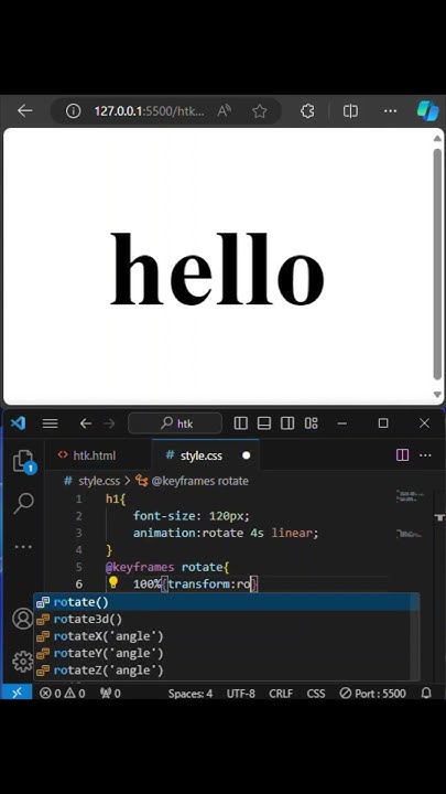 Rotate Animation In Deferent Direction In Html Css Python Pythontricks Html Code Htmlcss 