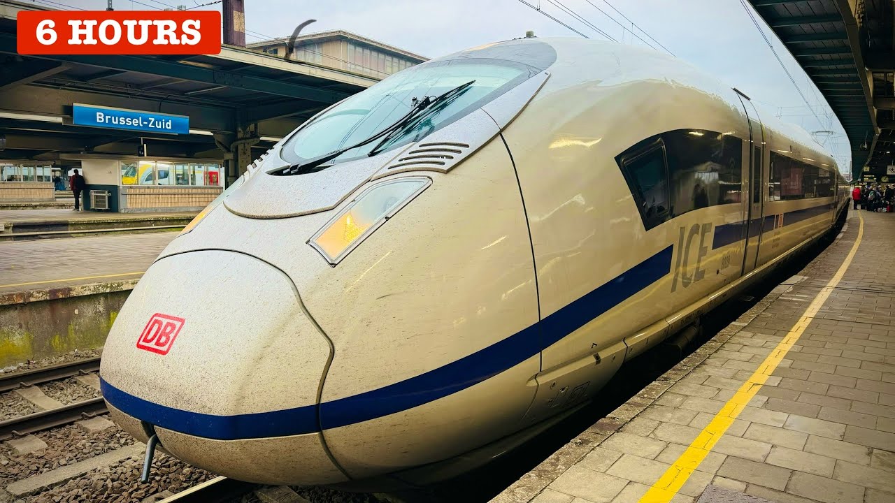 London 🇬🇧 to Frankfurt 🇩🇪: A 6-Hour Eurostar & ICE train journey 🚄 - YouTube