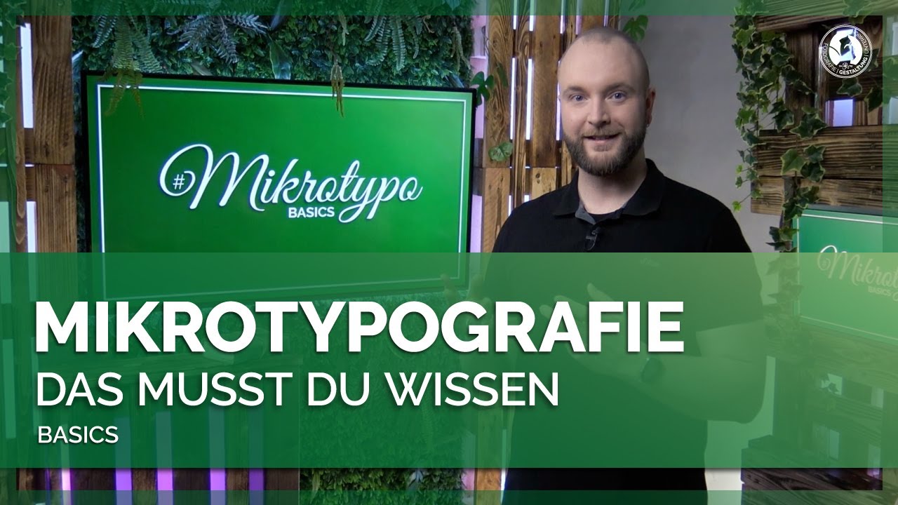 Mikrotypografie - Das musst du wissen! Basics - YouTube