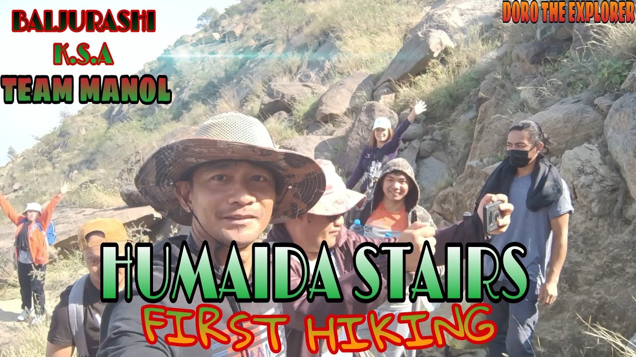 PART2 My First Hike in Saudi Arabia || HUMAIDA STAIRS in BALJURASHI ...