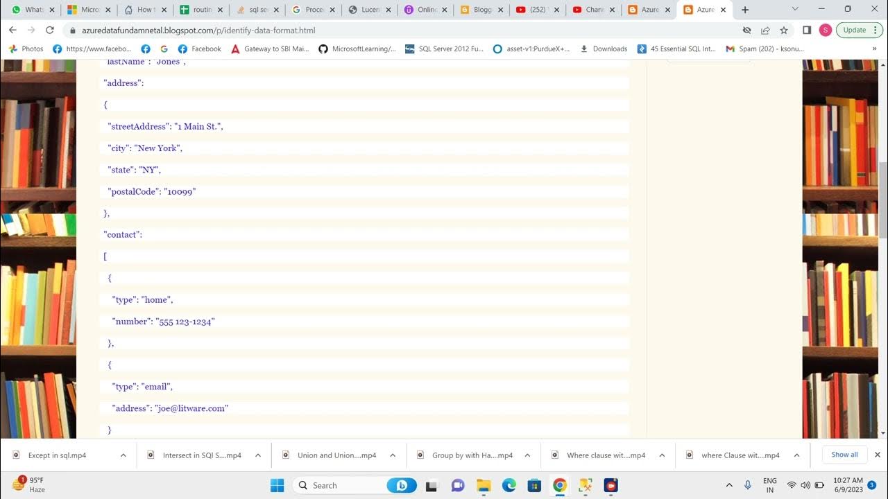 Json File Format - YouTube