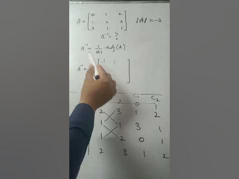 Find A inverse of a 3x3 Matrix|| Shortcut Method || Matrices ...