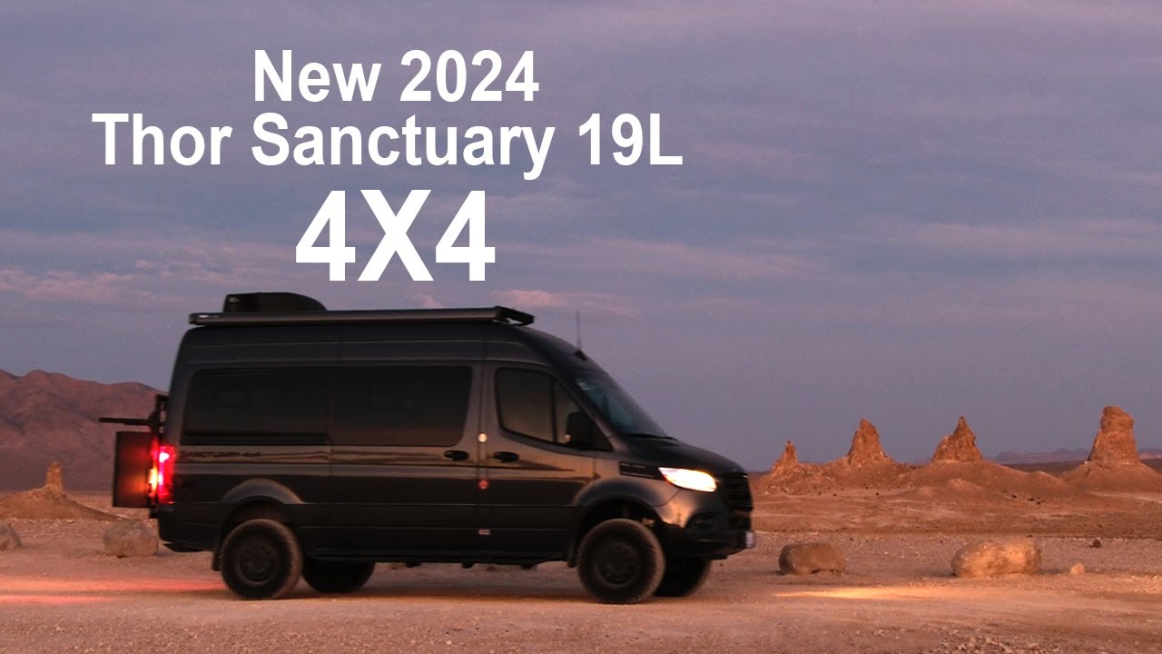 First Van camping on Mars with the New 2024 Thor Sanctuary 19L 4X4 ...
