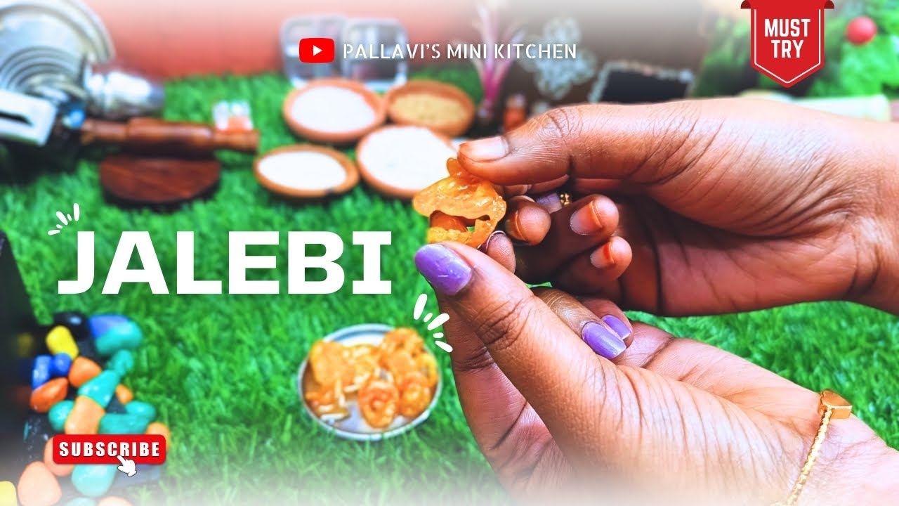 MINI JALEBI recipe || mini cooking || mini jalebi recipe || do follow ...