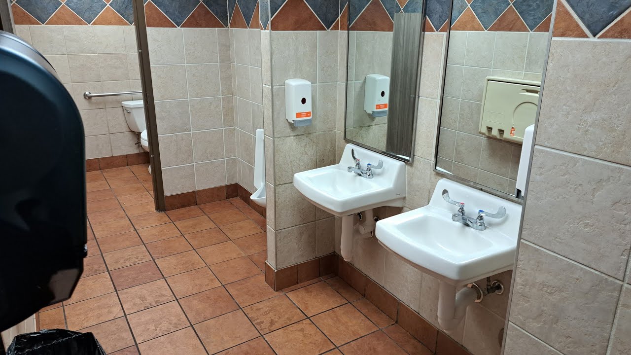Whataburger Men's Restroom - YouTube