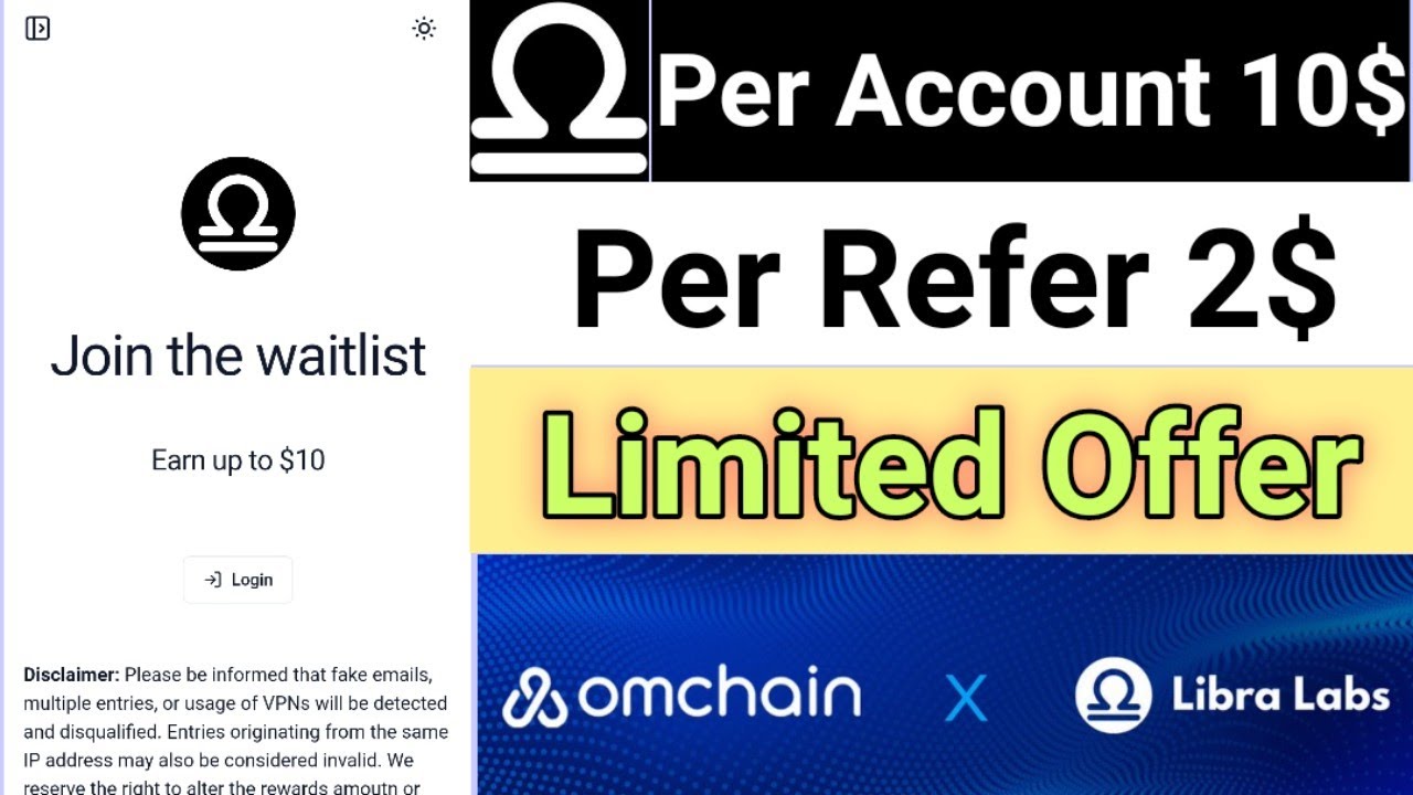 Libra Labs | Reaward 10$ Per Account | All user | Per Refer 3 ...