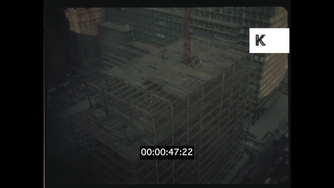 1960s, 1970s New York, Construction of High Rise Building, 35mm - YouTube