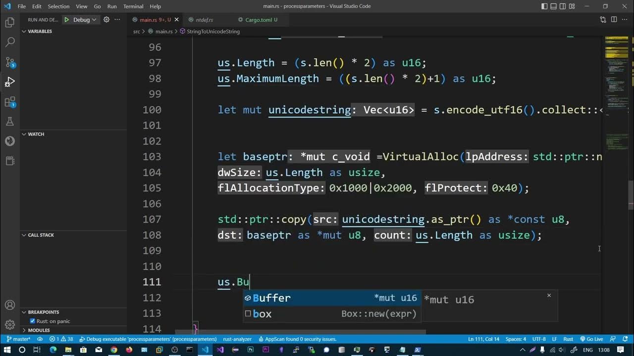 Rust - UNICODE_STRING - YouTube