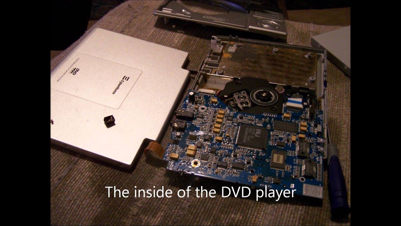 Portable DVD player conversion - YouTube