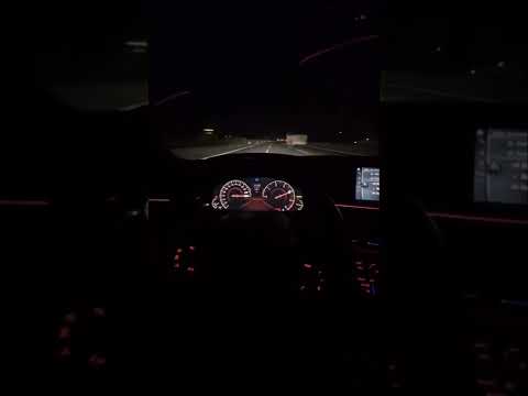 Araba Snap Bmw 740d Son Hız Gece