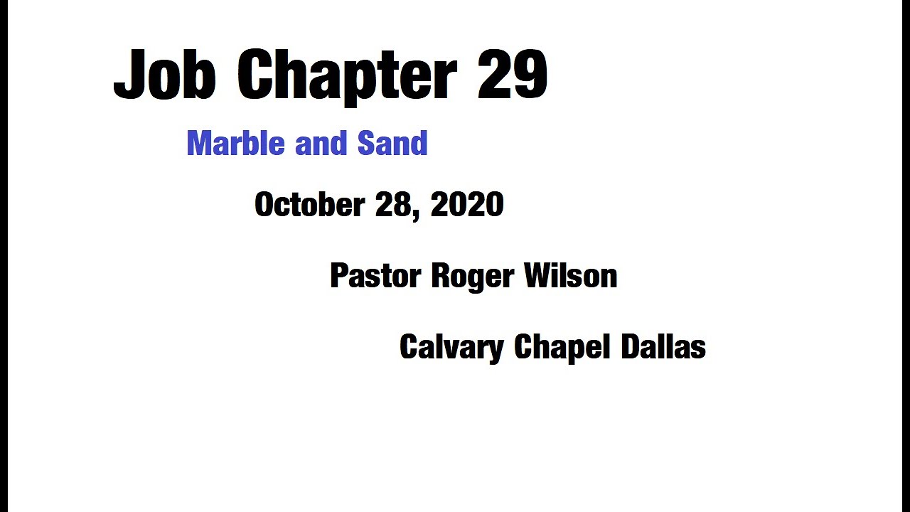 Job Chapter 29 - YouTube