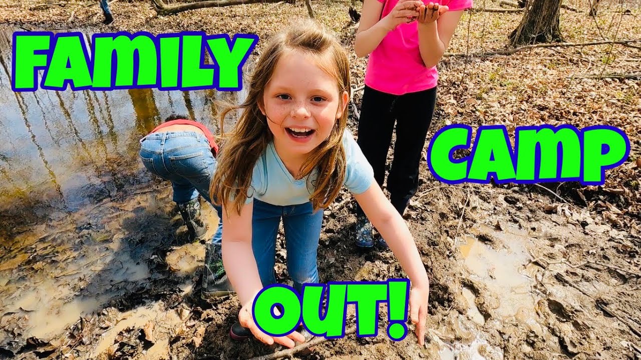 Family Camp Out - Cabin Camping - YouTube