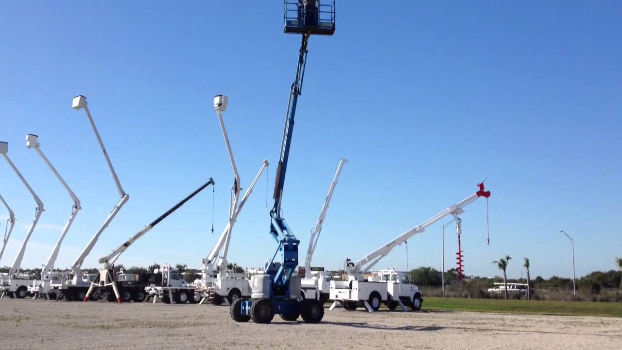 Genie Z-60/34 Aerial Man Lift - YouTube