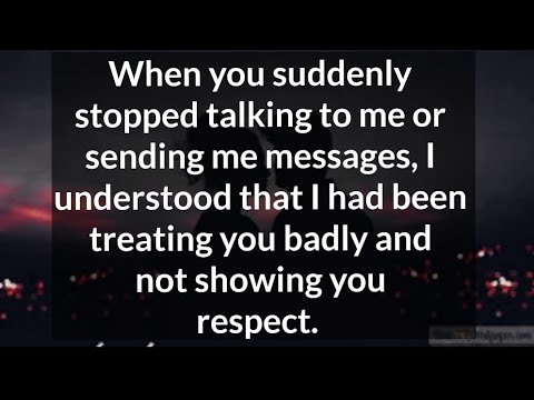 When you suddenly stopped talking to me or sending me messages, 💔💥 I ...