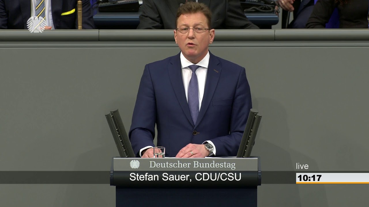 Stefan Sauer: Umsetzungsstrategie Digitalisierung [Bundestag 21.02.2019 ...
