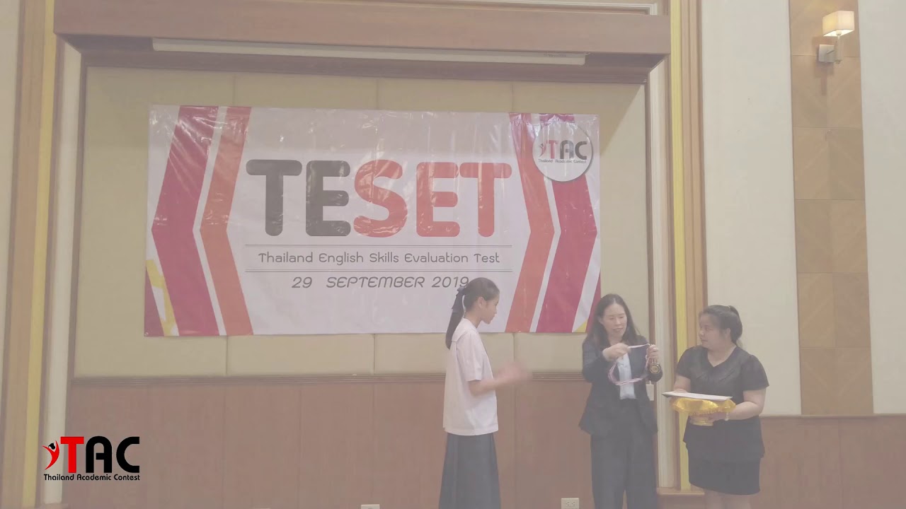 1st TESET – Thailand English Skills Evaluation Test - YouTube